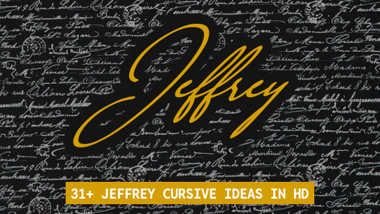 Jeffrey in Cursive ⚡ | 100+ Signature Ideas 2025