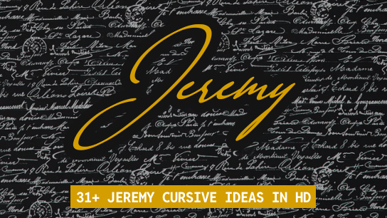 Jeremy in Cursive ⚡ | 100+ Signature Ideas 2025
