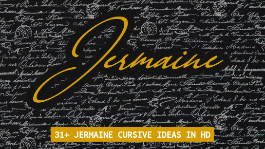 Jermaine in Cursive ⚡ | 100+ Signature Ideas 2025