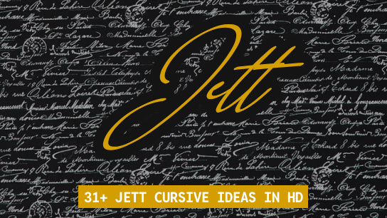 Jett in Cursive ⚡ | 100+ Signature Ideas 2025