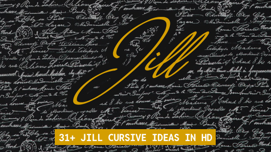 Jill in Cursive ⚡ | 100+ Signature Ideas 2025