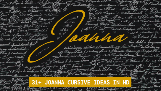 Joanna in Cursive ⚡ | 100+ Signature Ideas 2025