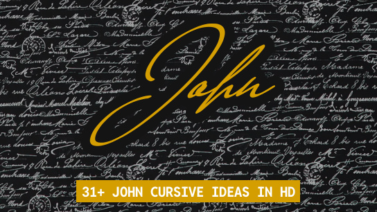 John in Cursive ⚡ | 100+ Signature Ideas 2025