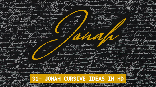 Jonah in Cursive ⚡ | 100+ Signature Ideas 2025