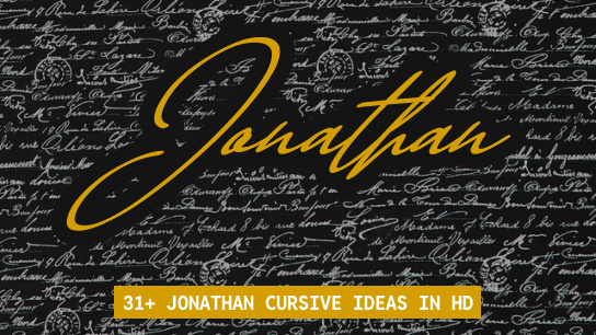 Jonathan in Cursive ⚡ | 100+ Signature Ideas 2025