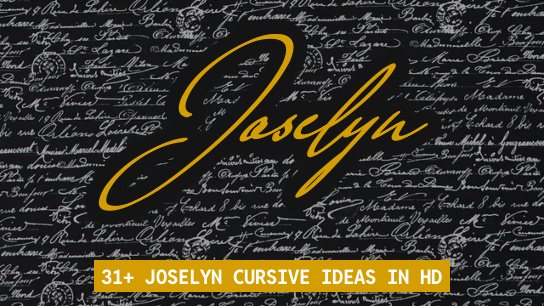 Joselyn in Cursive ⚡ | 100+ Signature Ideas 2025