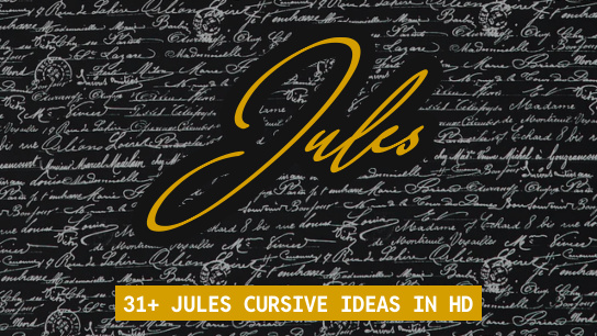 Jules in Cursive ⚡ | 100+ Signature Ideas 2025