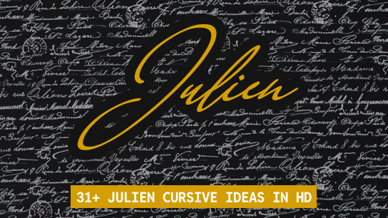 Julien in Cursive ⚡ | 100+ Signature Ideas 2025