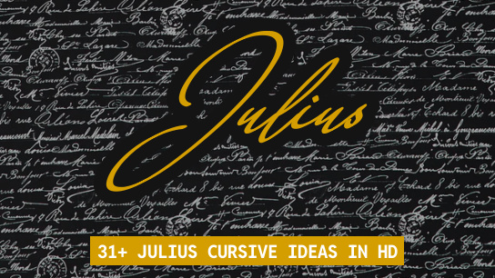 Julius in Cursive ⚡ | 100+ Signature Ideas 2025