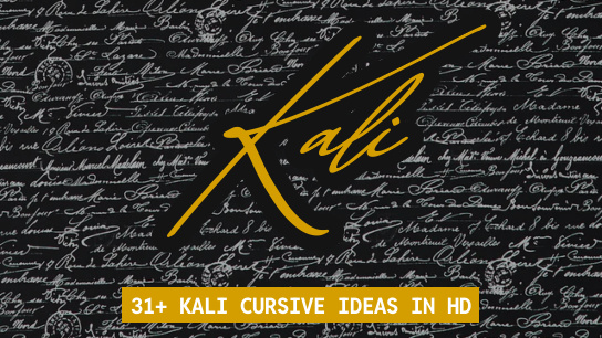 Kali in Cursive ⚡ | 100+ Signature Ideas 2025