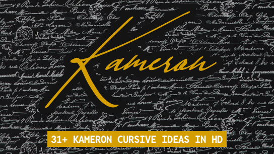 Kameron in Cursive ⚡ | 100+ Signature Ideas 2025