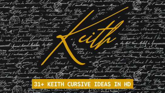 Keith in Cursive ⚡ | 100+ Signature Ideas 2025