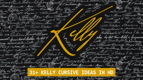 Kelly in Cursive ⚡ | 100+ Signature Ideas 2025