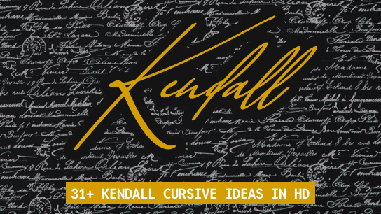 Kendall in Cursive ⚡ | 100+ Signature Ideas 2025