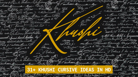 Khushi in Cursive ⚡ | 100+ Signature Ideas 2025