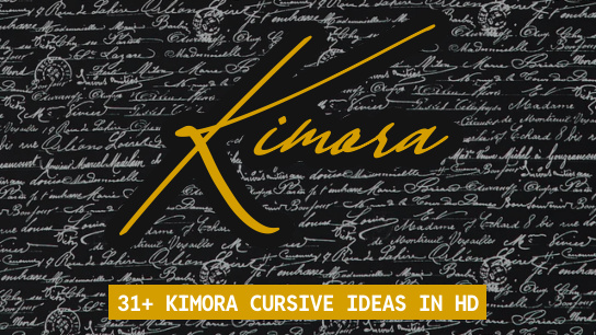 Kimora in Cursive ⚡ | 100+ Signature Ideas 2026