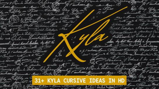 Kyla in Cursive ⚡ | 100+ Signature Ideas 2025