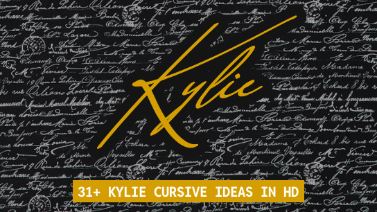 Kylie in Cursive ⚡ | 100+ Signature Ideas 2026