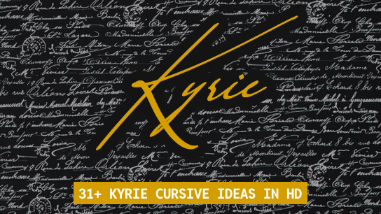 Kyrie in Cursive ⚡ | 100+ Signature Ideas 2025