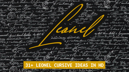 Leonel in Cursive ⚡ | 100+ Signature Ideas 2025