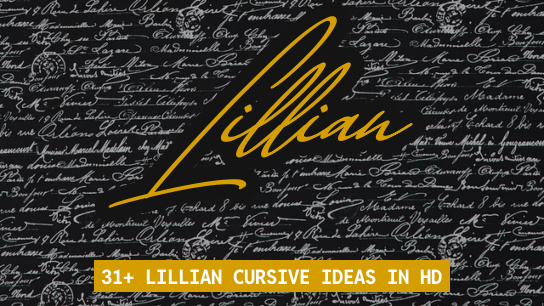 Lillian in Cursive ⚡ | 100+ Signature Ideas 2025