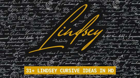 Lindsey in Cursive ⚡ | 100+ Signature Ideas 2025