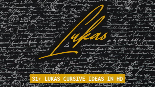 Lukas in Cursive ⚡ | 100+ Signature Ideas 2025
