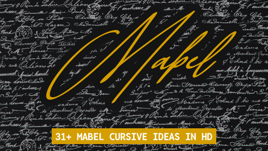 Mabel in Cursive ⚡ | 100+ Signature Ideas 2025