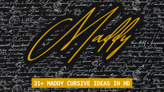 Maddy in Cursive ⚡ | 100+ Signature Ideas 2025