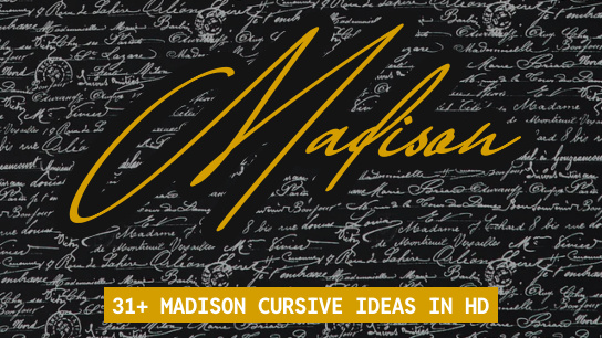 Madison in Cursive ⚡ | 100+ Signature Ideas 2025