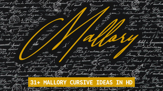 Mallory in Cursive ⚡ | 100+ Signature Ideas 2025