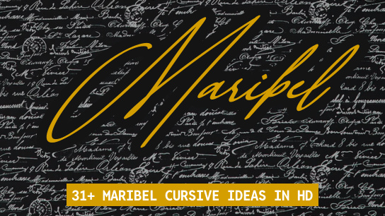 Maribel in Cursive ⚡ | 100+ Signature Ideas 2025