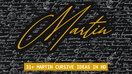 Martin in Cursive ⚡ | 100+ Signature Ideas 2025