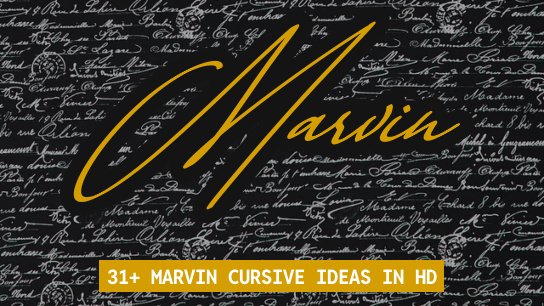 Marvin in Cursive ⚡ | 100+ Signature Ideas 2025