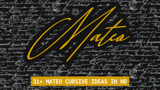 Mateo in Cursive ⚡ | 100+ Signature Ideas 2025