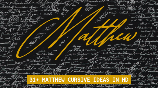 Matthew in Cursive ⚡ | 100+ Signature Ideas 2025