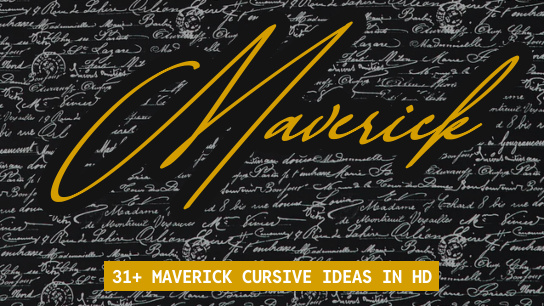 Maverick in Cursive ⚡ | 100+ Signature Ideas 2025