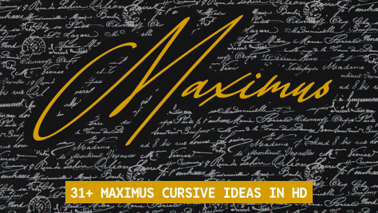 Maximus in Cursive ⚡ | 100+ Signature Ideas 2025