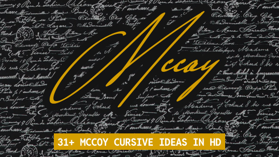 Mccoy in Cursive ⚡ | 100+ Signature Ideas 2025