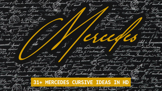 Mercedes in Cursive ⚡ | 100+ Signature Ideas 2025