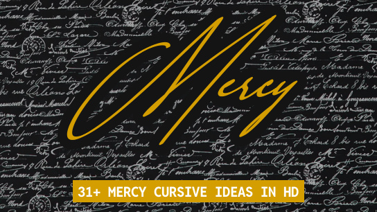 Mercy in Cursive ⚡ | 100+ Signature Ideas 2025