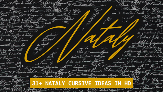 Nataly in Cursive ⚡ | 100+ Signature Ideas 2025