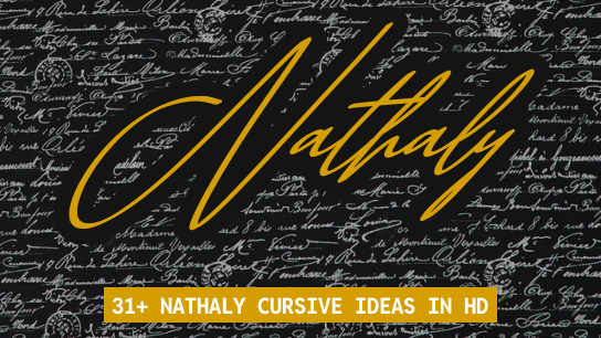 Nathaly in Cursive ⚡ | 100+ Signature Ideas 2025
