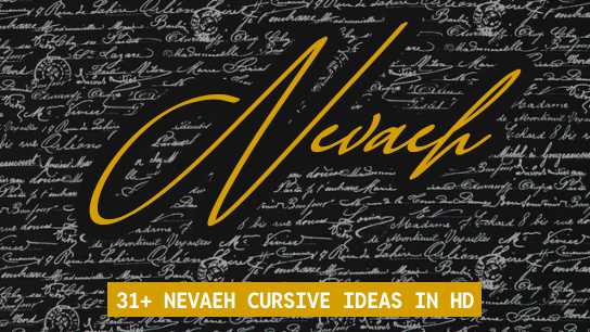 Nevaeh in Cursive ⚡ | 100+ Signature Ideas 2025