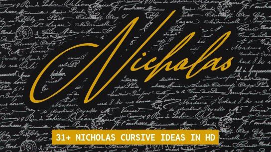 Nicholas in Cursive ⚡ | 100+ Signature Ideas 2025