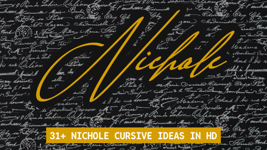 Nichole in Cursive ⚡ | 100+ Signature Ideas 2025