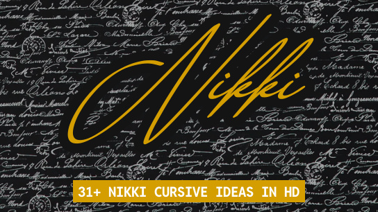 Nikki in Cursive ⚡ | 100+ Signature Ideas 2025