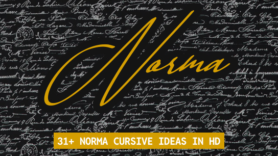 Norma in Cursive ⚡ | 100+ Signature Ideas 2025