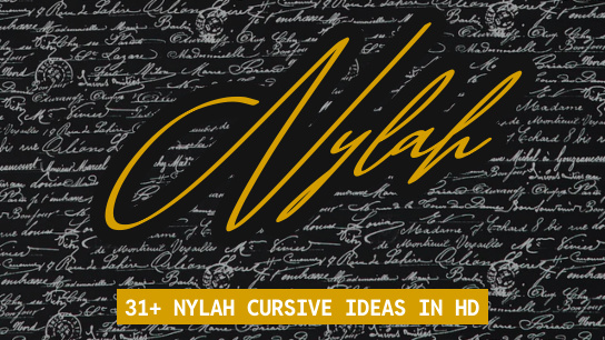 Nylah in Cursive ⚡ | 100+ Signature Ideas 2025