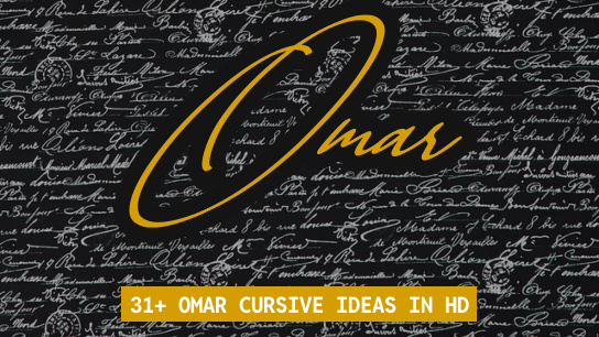 Omar in Cursive ⚡ | 100+ Signature Ideas 2025